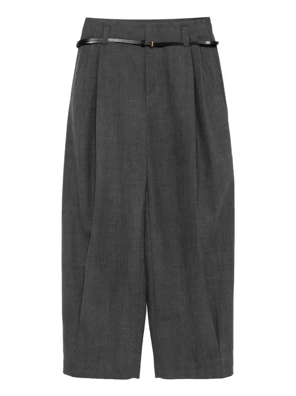 LESS Wide-leg Trousers - Grey