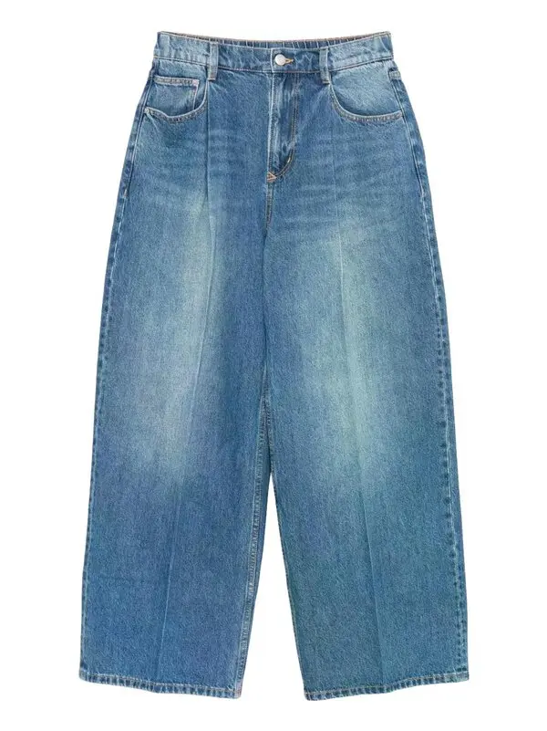 LESS Cowboy Wide Leg Jeans - Blue