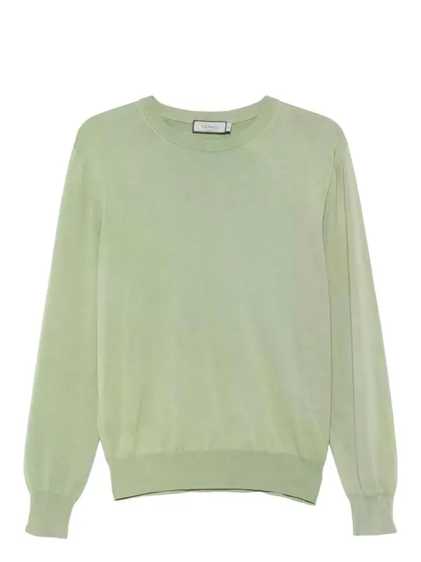 Canali Cotton Sweater - Green