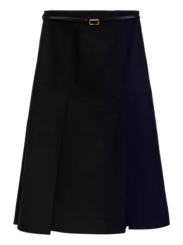 LESS Panelled Skirt - Black
