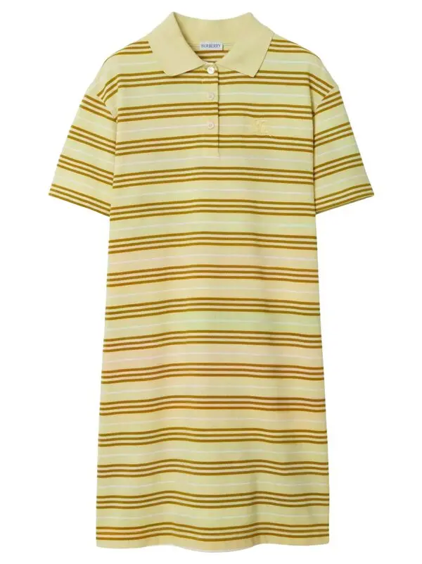 Burberry Striped Dress - Yellow
