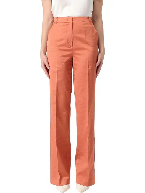 Pinko Wide Leg Trousers - Burnt