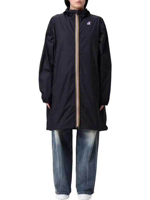 K-WAY Le Vrai 4.0 Eiffel East Technical Fabric Windbreaker - Black