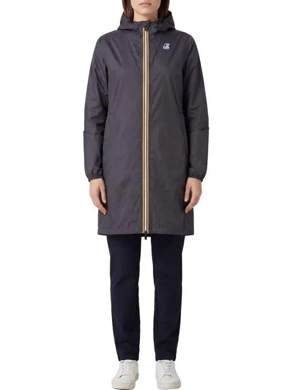 K-WAY Le Vrai 4.0 Eiffel East Technical Fabric Windbreaker - Black