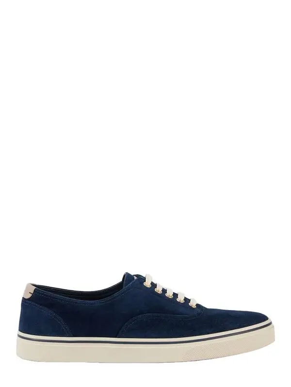 Brunello Cucinelli Suede Sneakers - Blue