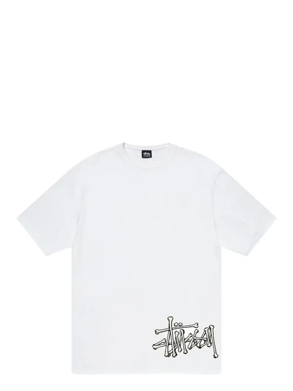 StÜssy Bones Stock Tee - White