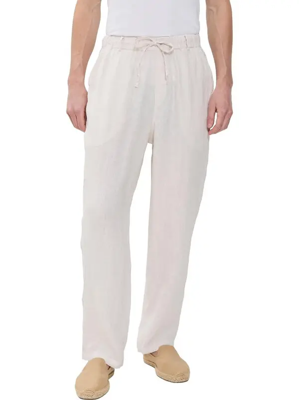 BATHER Pearl Linen Leisure Pants - Natural
