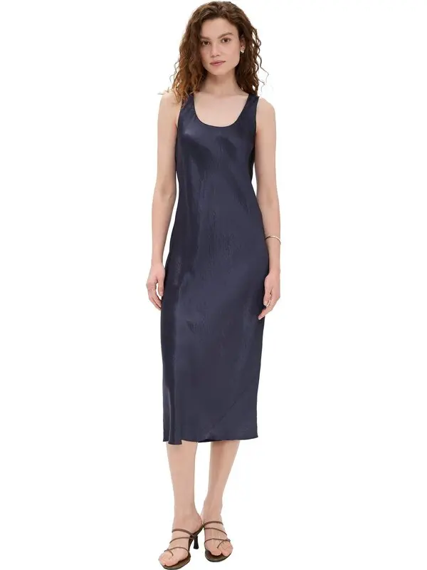 Vince Bias Tank Dress - Night Lake