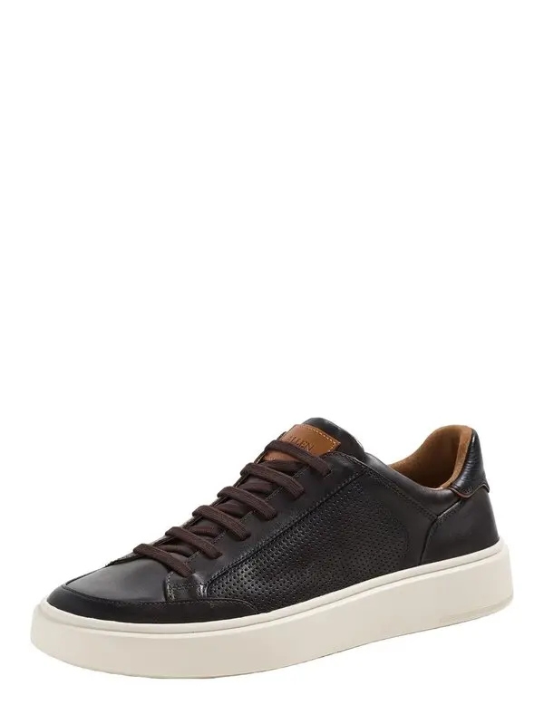 Allen Edmonds Oliver Leather Sneakers - Dark Brown