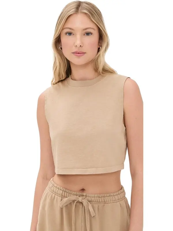 Vitamin A® Coast Crop Muscle Tank - Latte