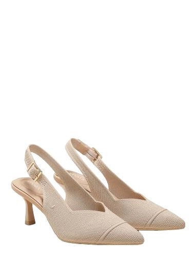 Vivaia Pointed-toe Slingback Sandals - Almond