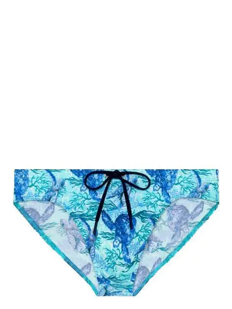 HOM Tartane Swim Mini Briefs - Blue Print