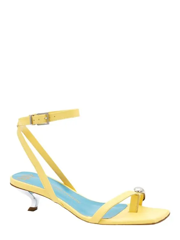 VALENTINA RANGONI Velia Ankle Strap Sandal - Canarino Parm