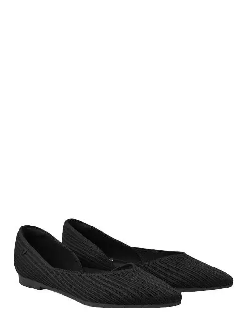 Vivaia Pointed-toe Flats - Black