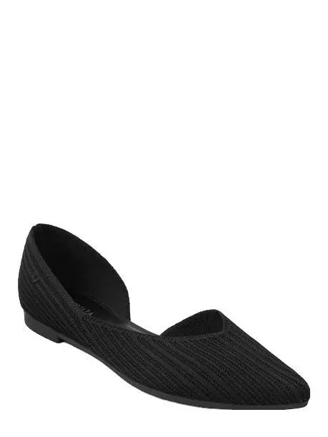 Vivaia Pointed-toe Flats - Black