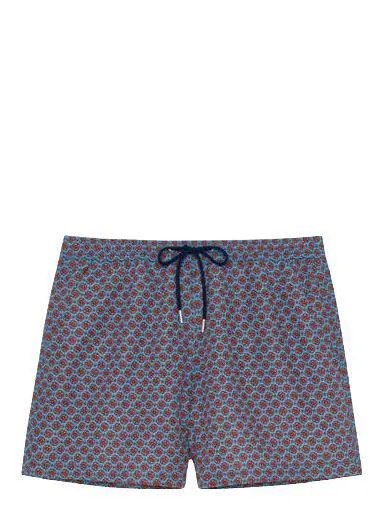 HOM Anglet Beach Boxer - Turquoise Print