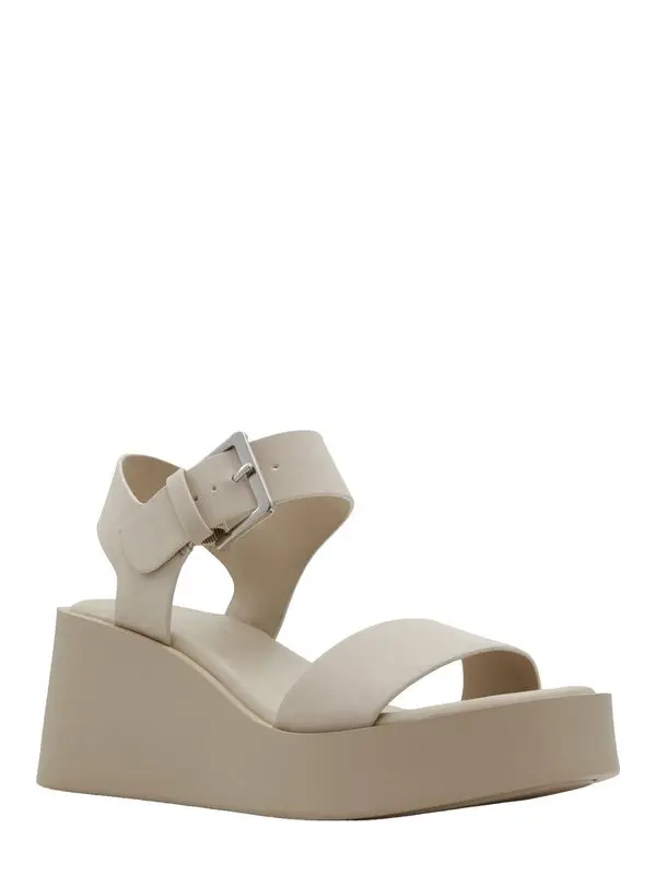 CALL IT SPRING BY ALDO Call It Spring Merisa Platform Wedge Sandal - Light Grey