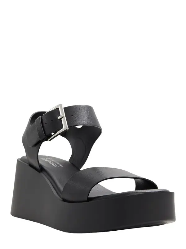 CALL IT SPRING BY ALDO Call It Spring Merisa Platform Wedge Sandal - Open Black