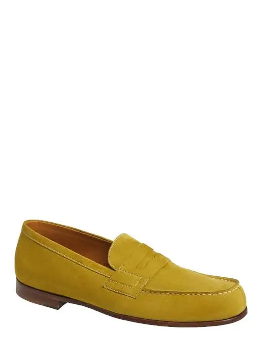 J.M. WESTON Le Moc Penny Loafer - Green