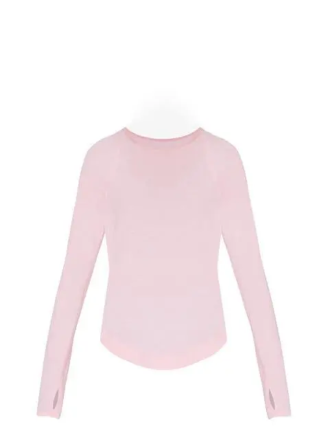 Sweaty Betty Running Long-sleeve Stretch-woven Top - Nerine Pink