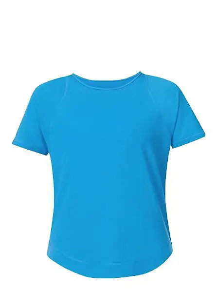 Sweaty Betty Stretch-woven Short-sleeve T-shirt - Tidal Blue