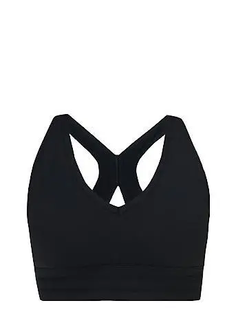 Sweaty Betty Gaia V-neck Stretch-woven Yoga Bra - Black