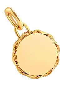 ASTRID & MIYU Coin Talisman Charm - 18ctgoldplatedsilver