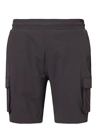 ARNE Utility Cargo Stretch-woven Shorts - Grey