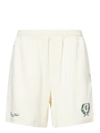 REPRESENT Crest Relaxed-fit Woven Shorts - Antique White