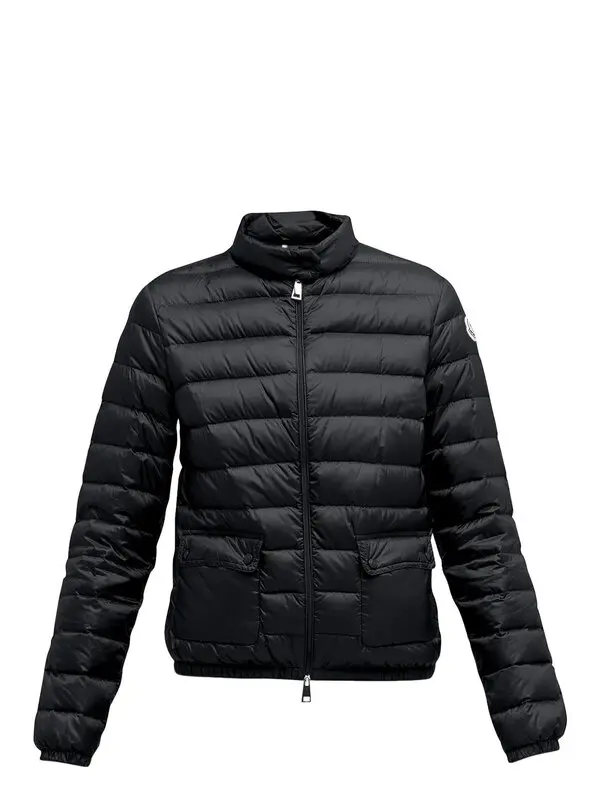 Moncler Lans Short Down Jacket - Dark Black