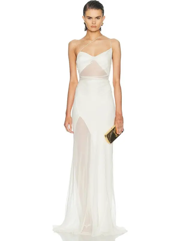 THE SEI Diaphanous Gown - Cream