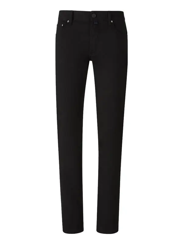 Jacob Cohen Slim Fit Stretch Cotton Jeans - Black
