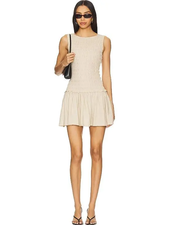 Tularosa Laura Mini Dress - Natural