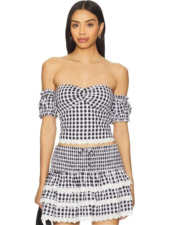 Majorelle Reece Top - Black & White
