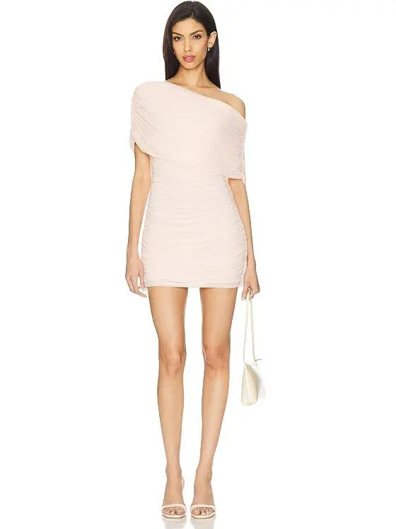 LOVERS AND FRIENDS Bella Mini Dress - Nude Pink