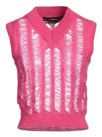 Andersson Bell Knitted Sleeveless Top - Fuchsia
