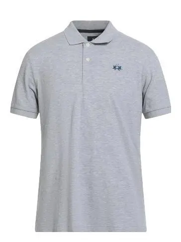 LA MARTINA Polo Shirt Light Size Cotton - Grey