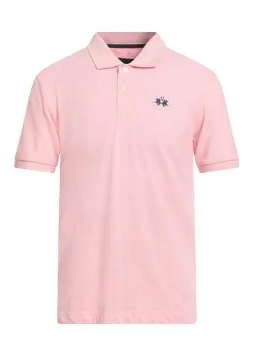 LA MARTINA Polo Shirt Size Cotton - Salmon Pink