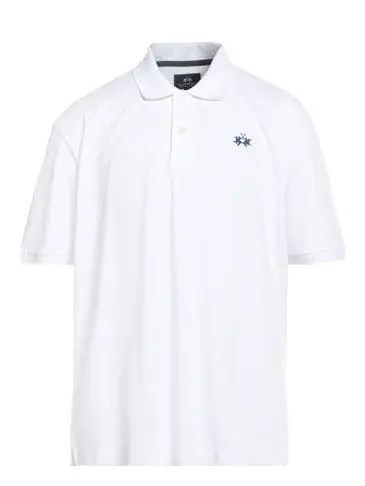 LA MARTINA Polo Shirt Size Cotton - White