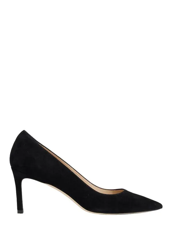 STUART WEITZMAN Leigh 75 Suede Pumps - Black