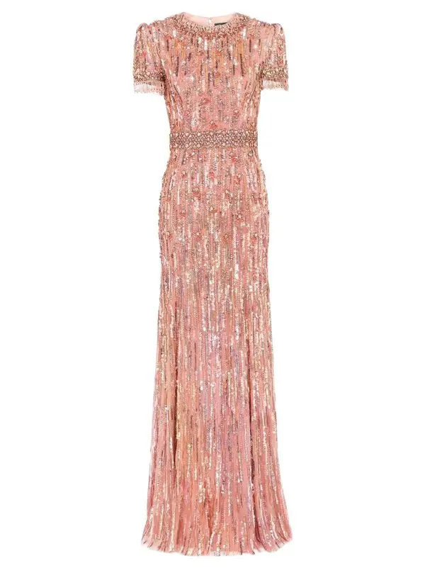 Jenny Packham Roxy Maxi Dress - Pink