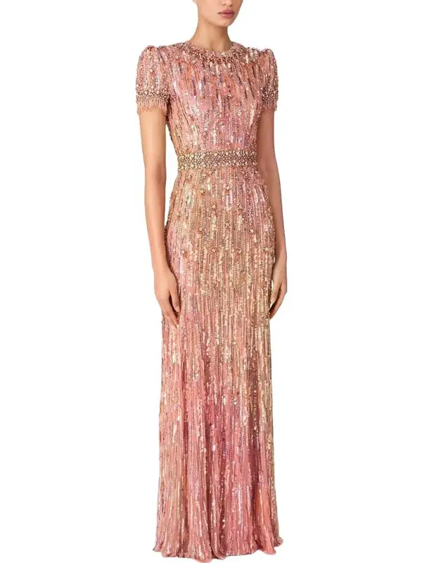 Jenny Packham Roxy Maxi Dress - Pink