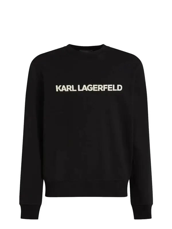 Karl Lagerfeld Organic Cotton Sweatshirt - Black