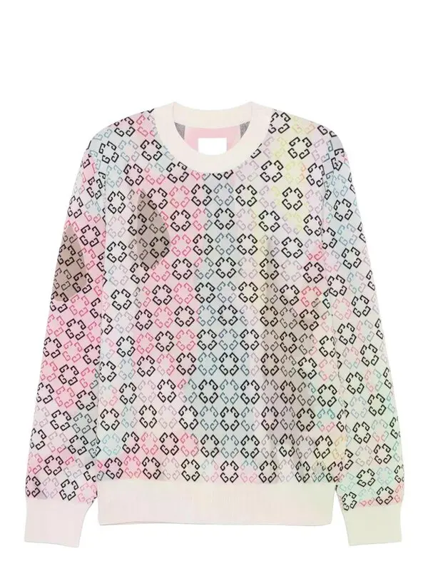 Givenchy 4g-jacquard Sweater - Pink