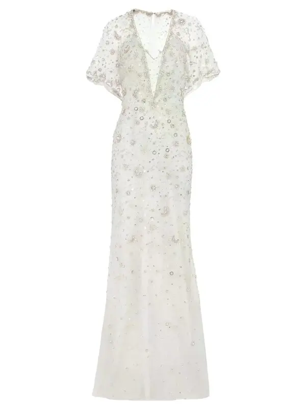 Jenny Packham Luna Maxi Dress - White