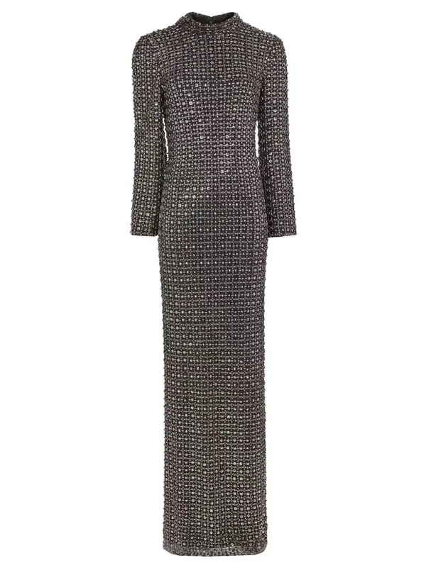 Jenny Packham Star Gazer Maxi Dress - Grey