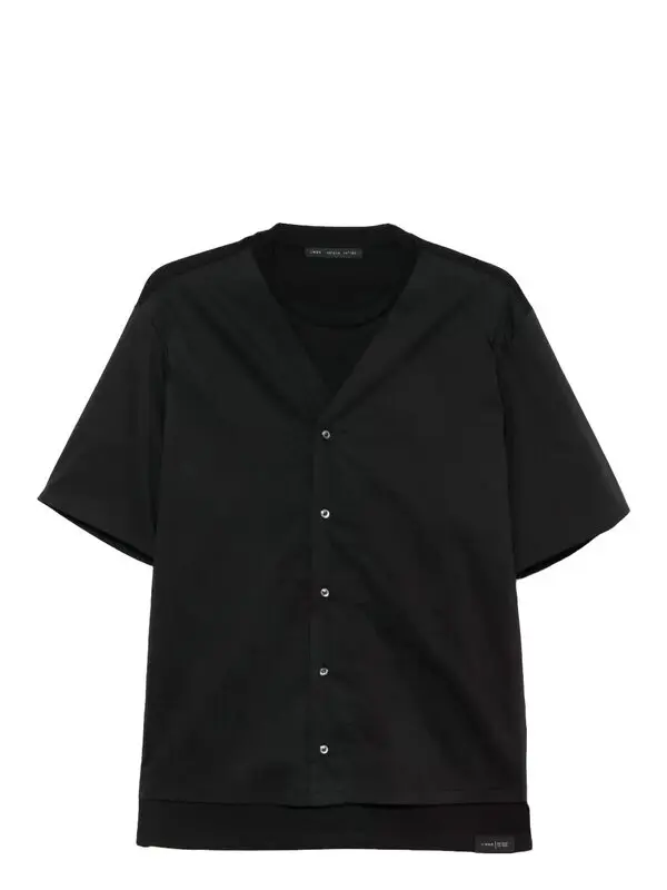 LOW BRAND Layered T-shirt - Black