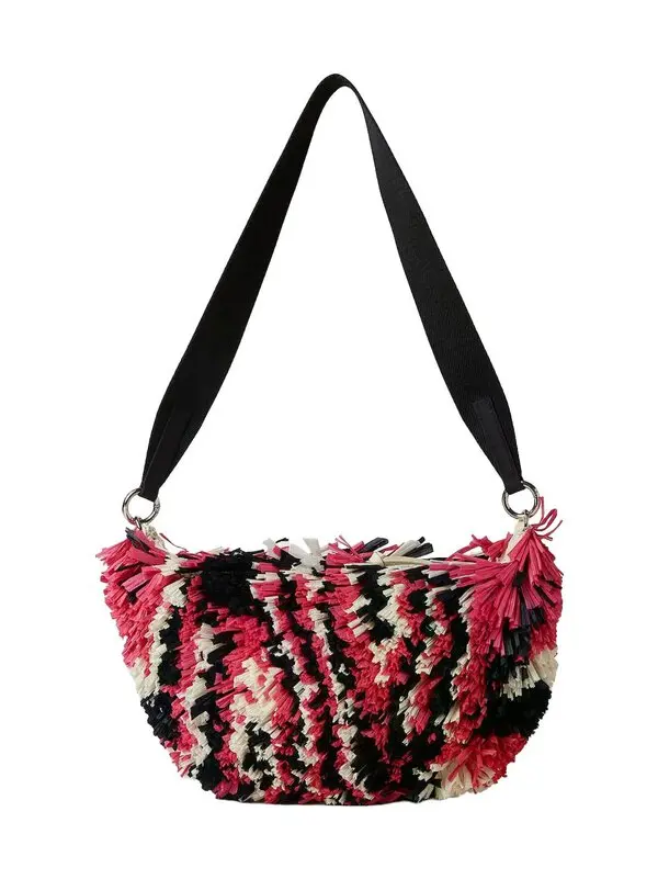 Collina Strada Zipped Moon Bag - Pink