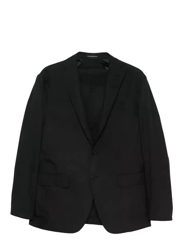 LOW BRAND Peak-lapel Blazer - Black