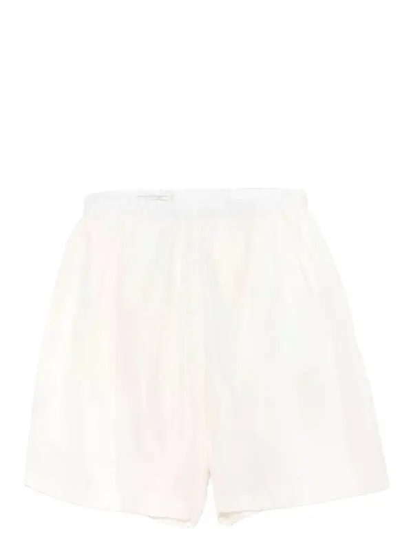 RANRA Patterned Jacquard Shorts - White